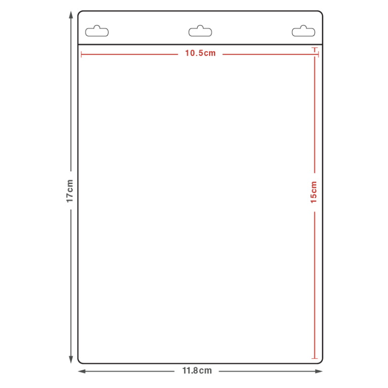 Name tag - PVC Pocket - Single Portrait (large A6) aca-175 - All ...