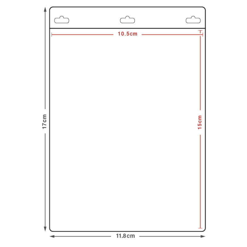 Name tag - PVC Pocket - Single Portrait (large A6) aca-175 - All ...